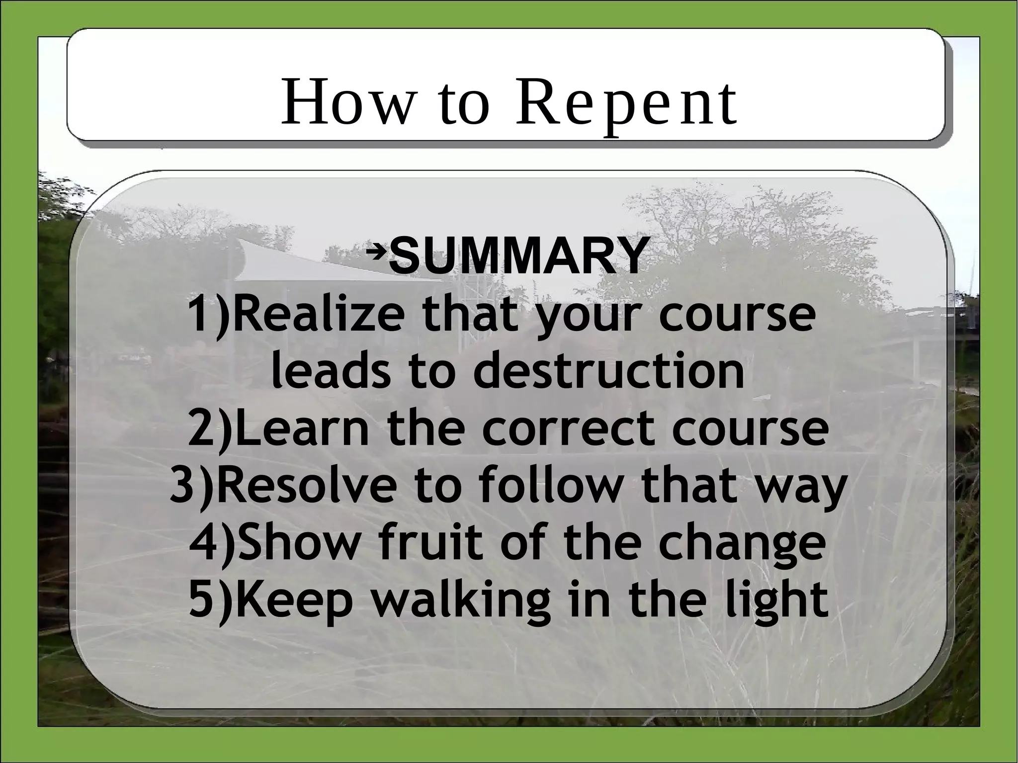How to repent | PPT | Christianity | Religion & Spirituality
