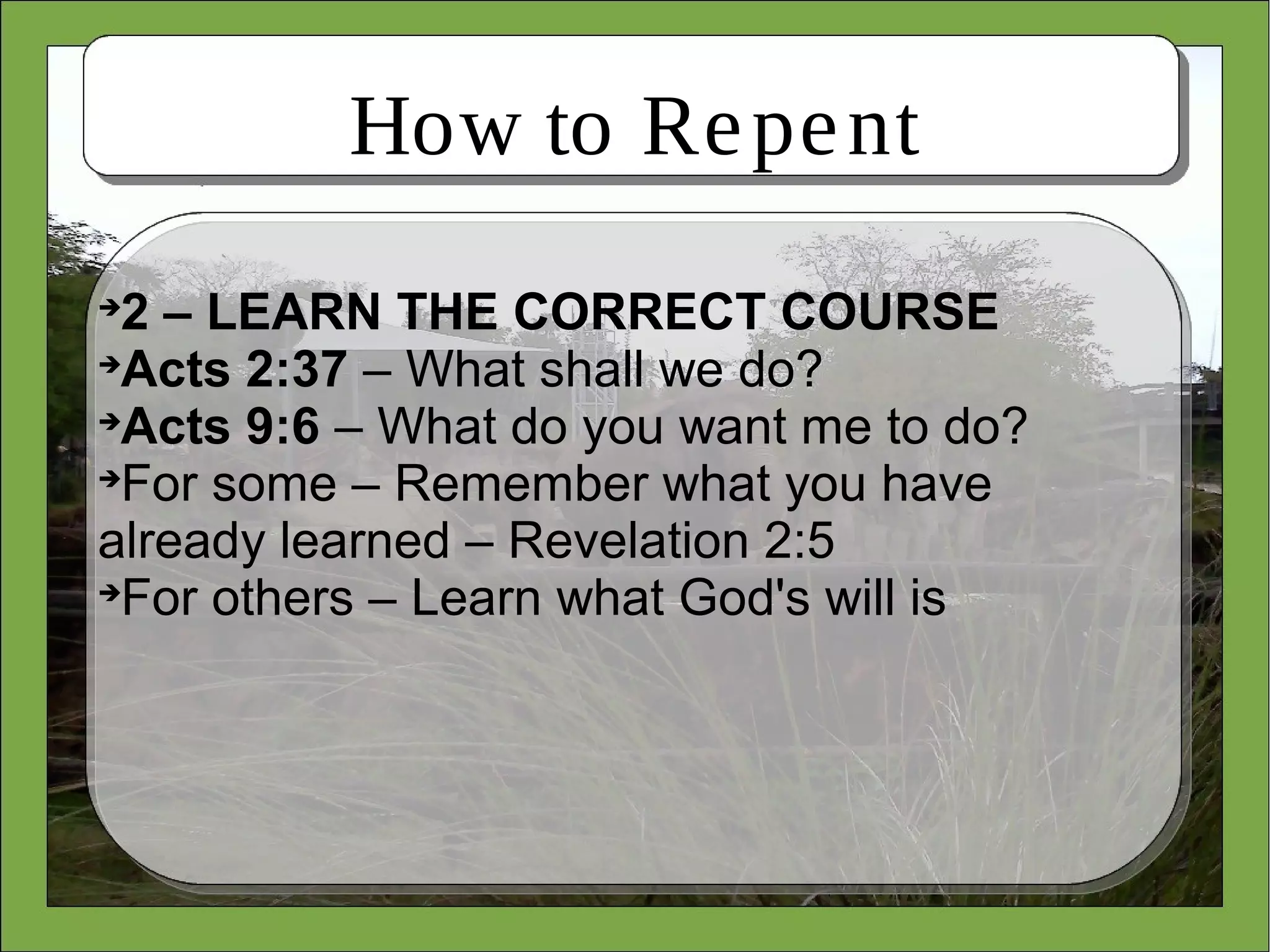 How to repent | PPT | Christianity | Religion & Spirituality