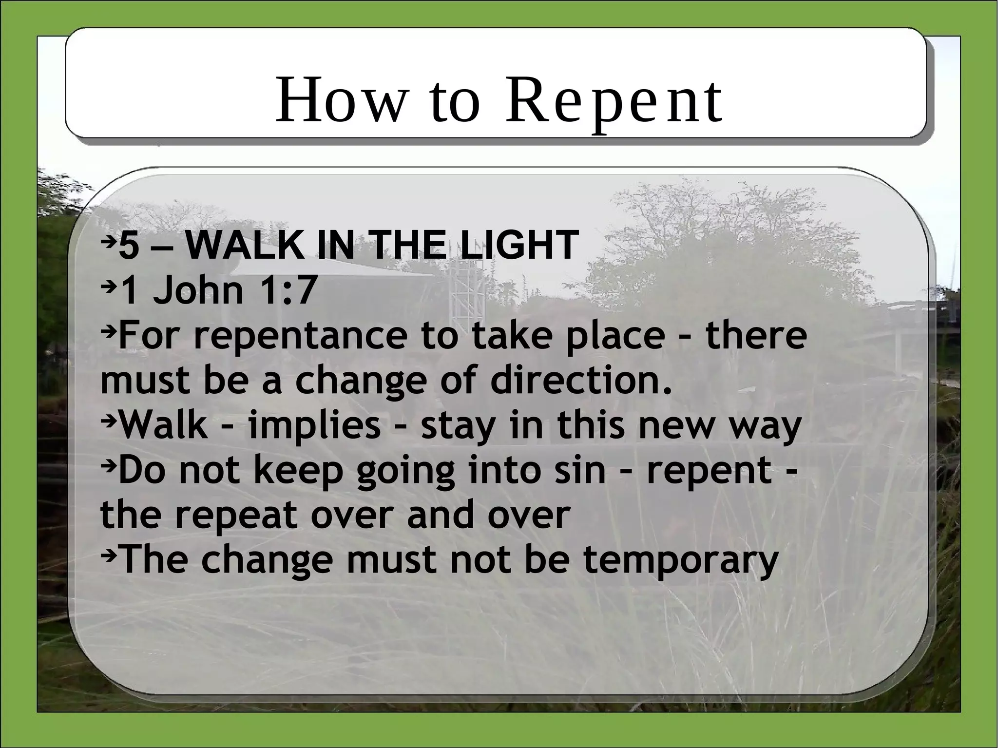 How to repent | PPT | Christianity | Religion & Spirituality