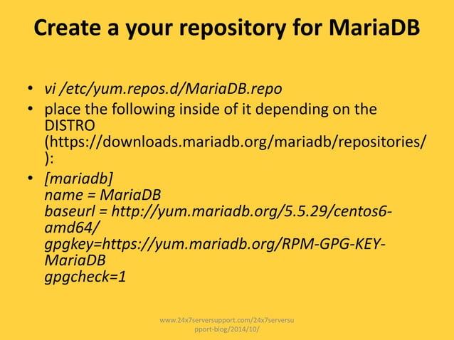 How To Replace My Sql With Mariadb In Cpanel Ppt