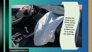 How to Report an Auto Malfunction or Car Defect | PPT