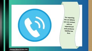 How to Report an Auto Malfunction or Car Defect | PPT