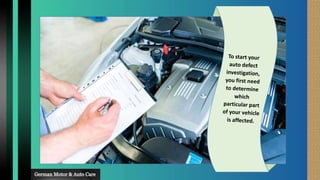 How to Report an Auto Malfunction or Car Defect | PPT