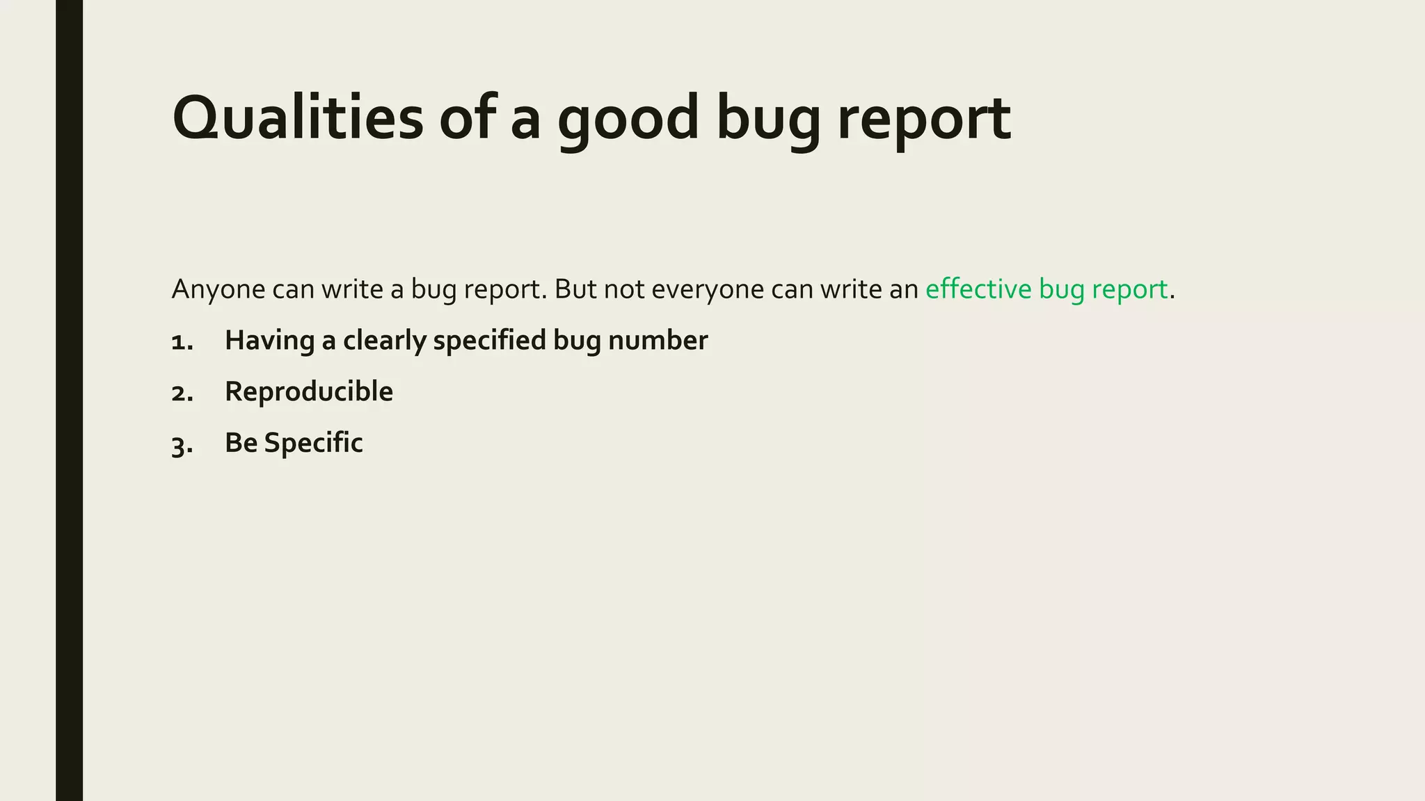 How to report bugs | PPTX