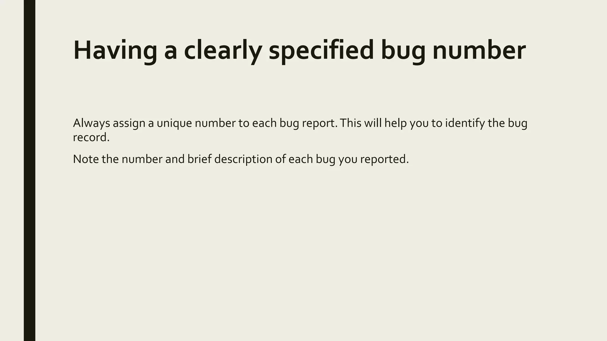 How to report bugs | PPTX