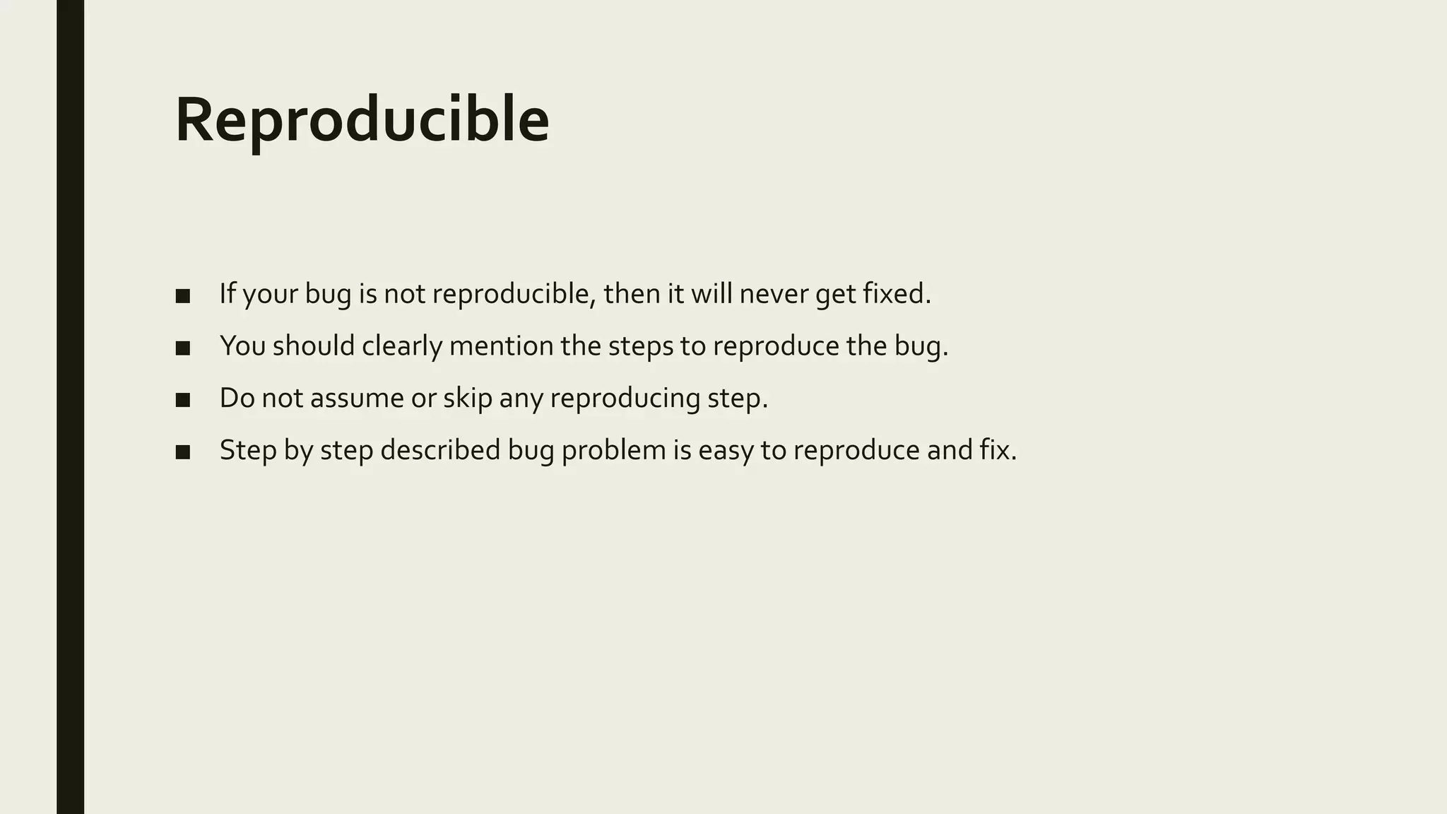 How to report bugs | PPTX
