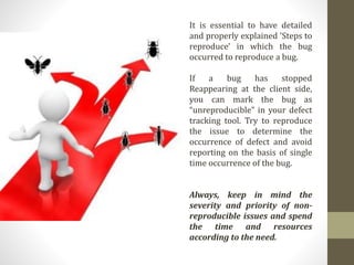 How to Reproduce a Non Reproducible Bug | PPTX | Operating Systems ...