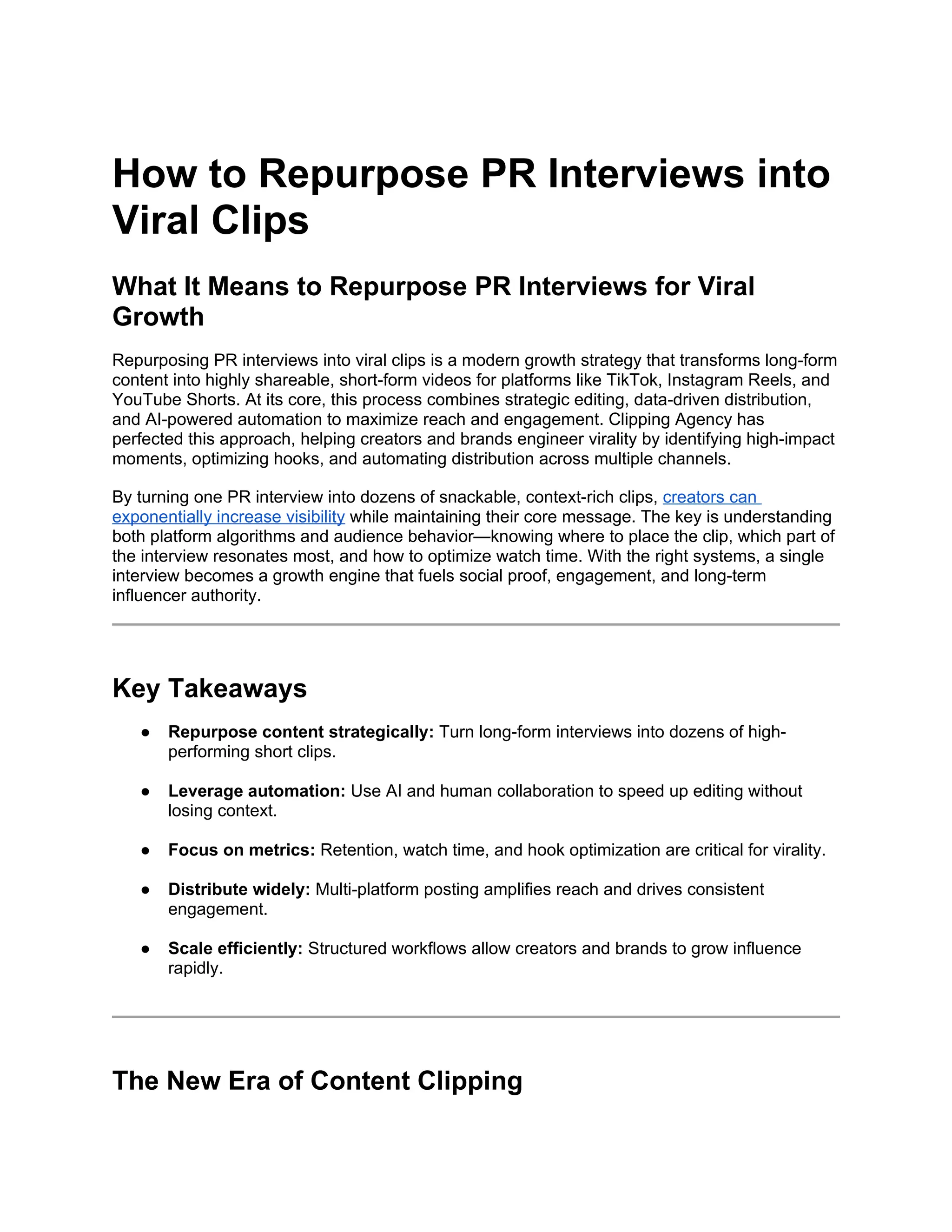 How to Repurpose PR Interviews into Viral Clips.docx