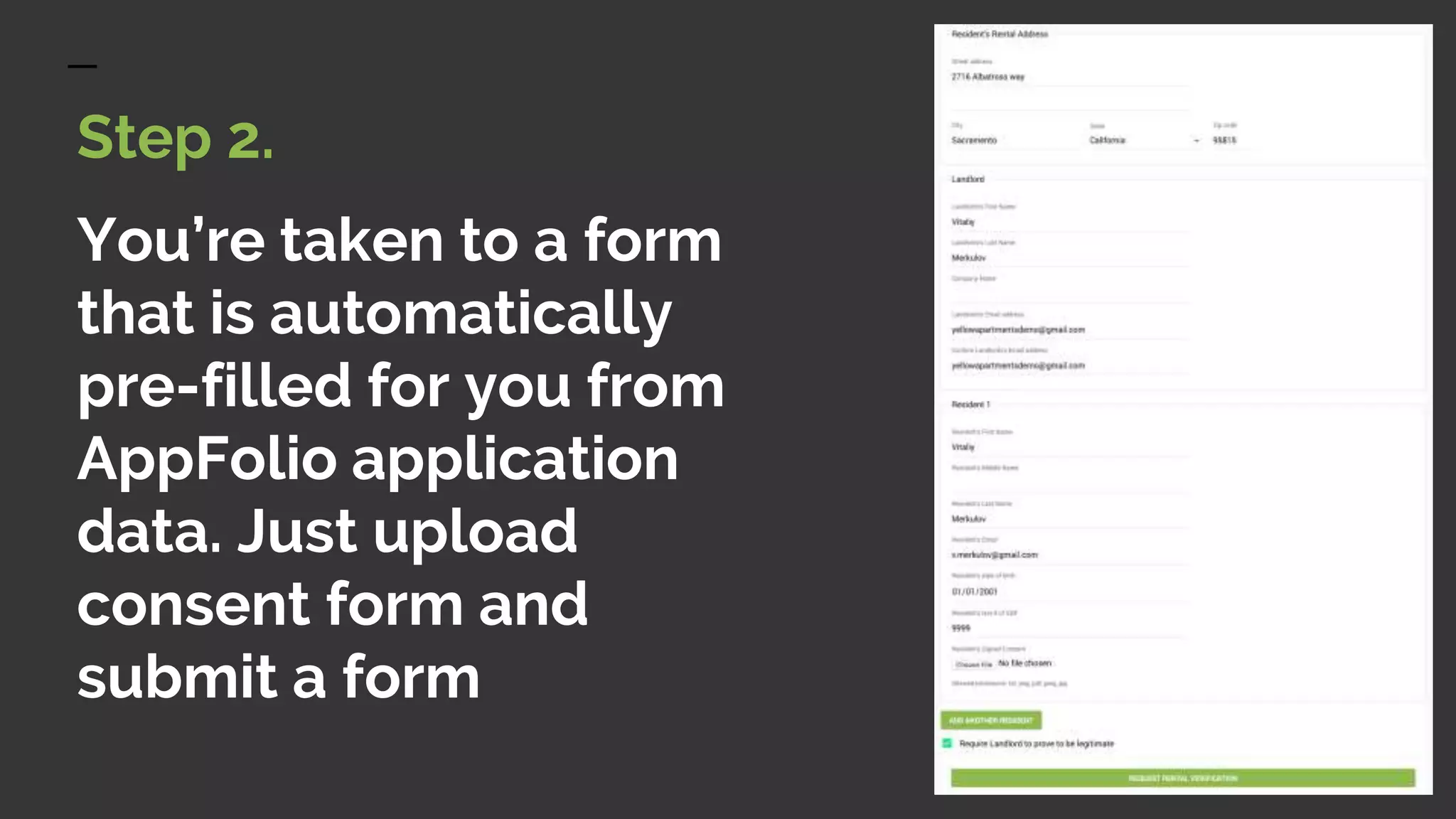 How to request rental history verifications inside AppFolio | PPTX