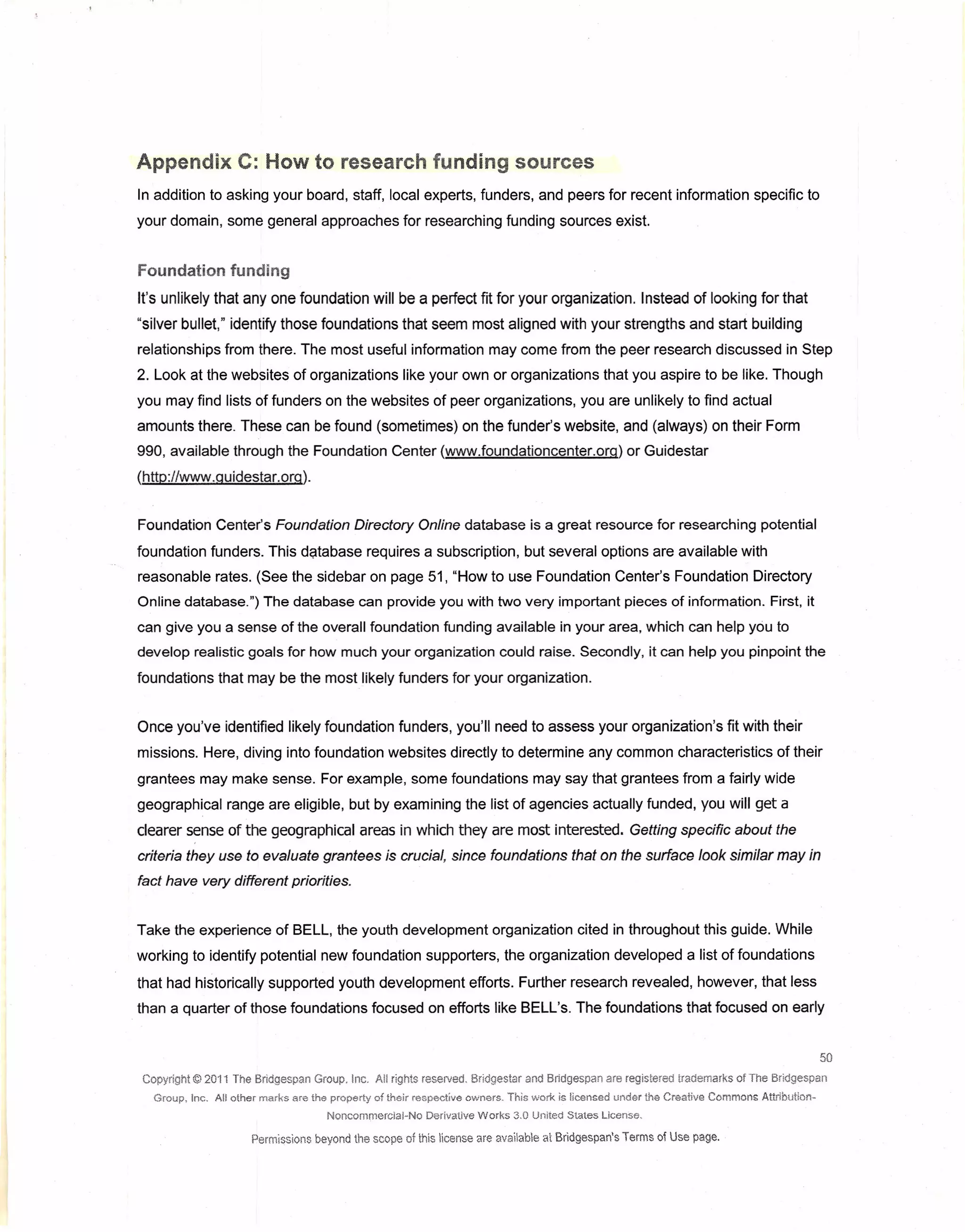 How to research funding sources | PDF