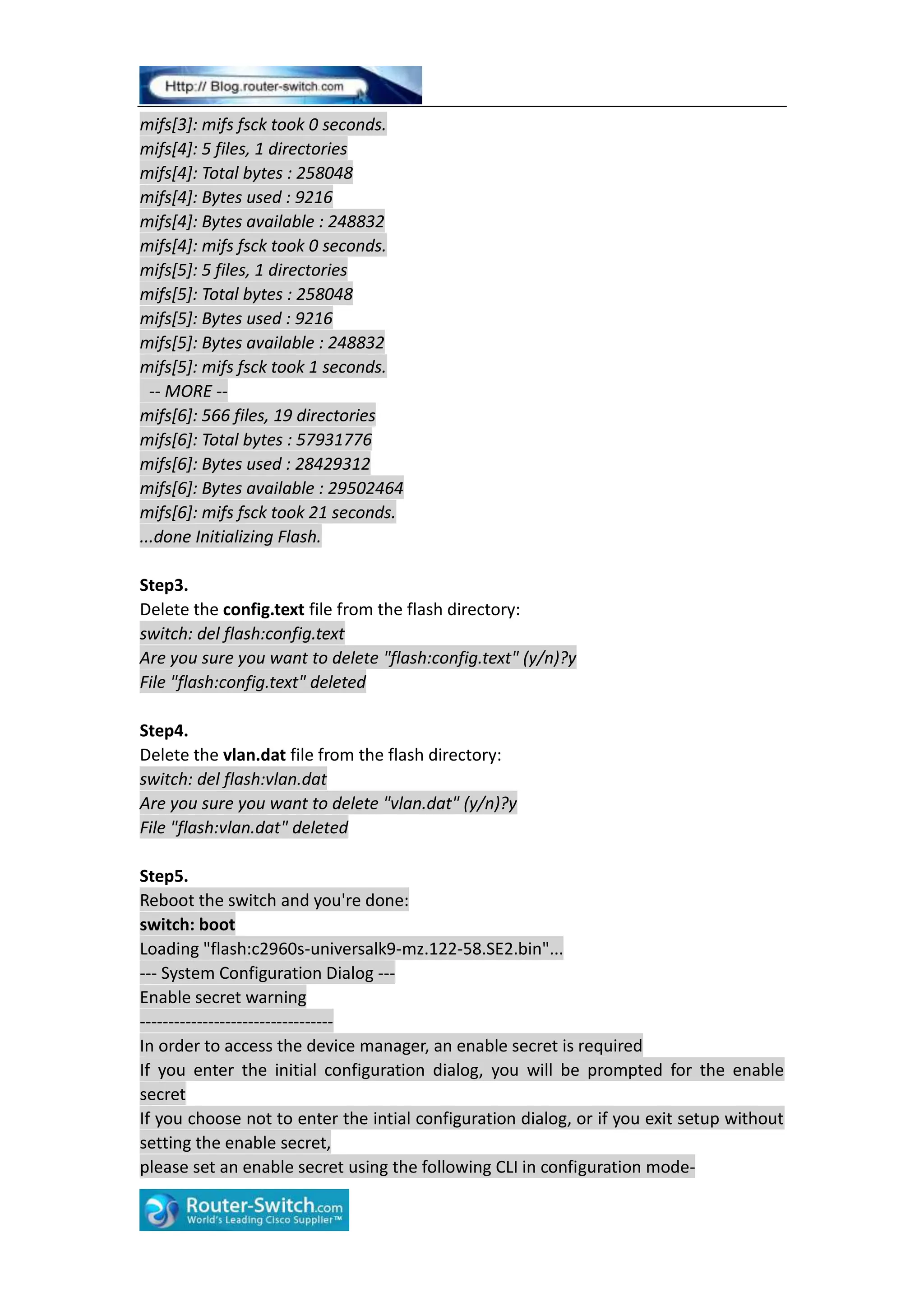 How To Reset Cisco 2960 To Factory Default Pdf