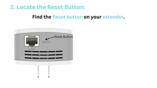 Step-by step-Guide for Reset D-Link WiFi Extender. | PDF