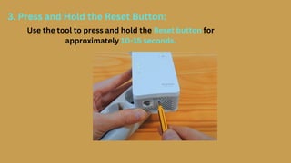 Step-by step-Guide for Reset D-Link WiFi Extender. | PDF