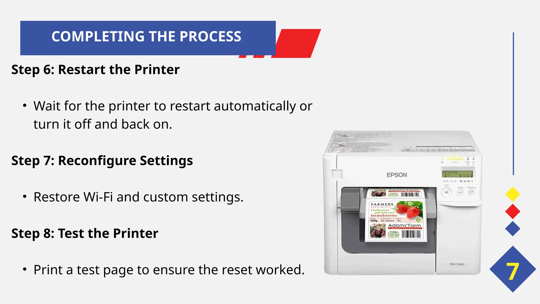 How to Reset Epson Printer to Factory Settings | PPT