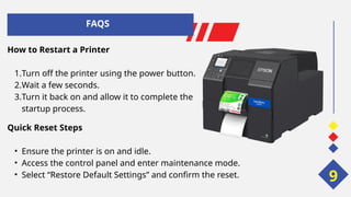 How to Reset Epson Printer to Factory Settings | PPTX