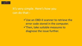 How To Reset Your Volvo XC60 Check Engine Light | PPT