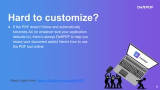 How to Resize PDF for book printing custom size | PPT