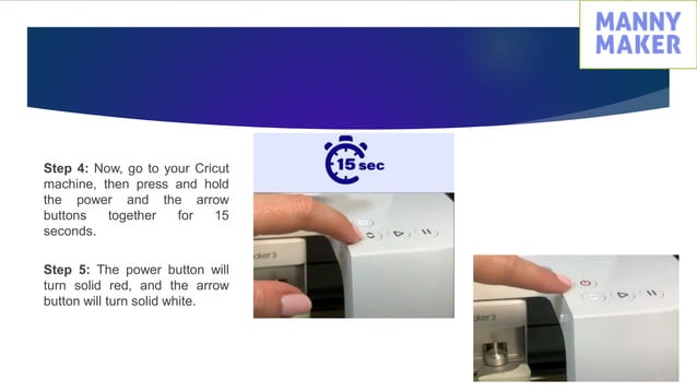 How to Resolve Cricut Machine Power Button Flashing Red Issue | PPT