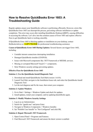 How to Resolve QuickBooks Error 1603 A Troubleshooting Guide.pdf