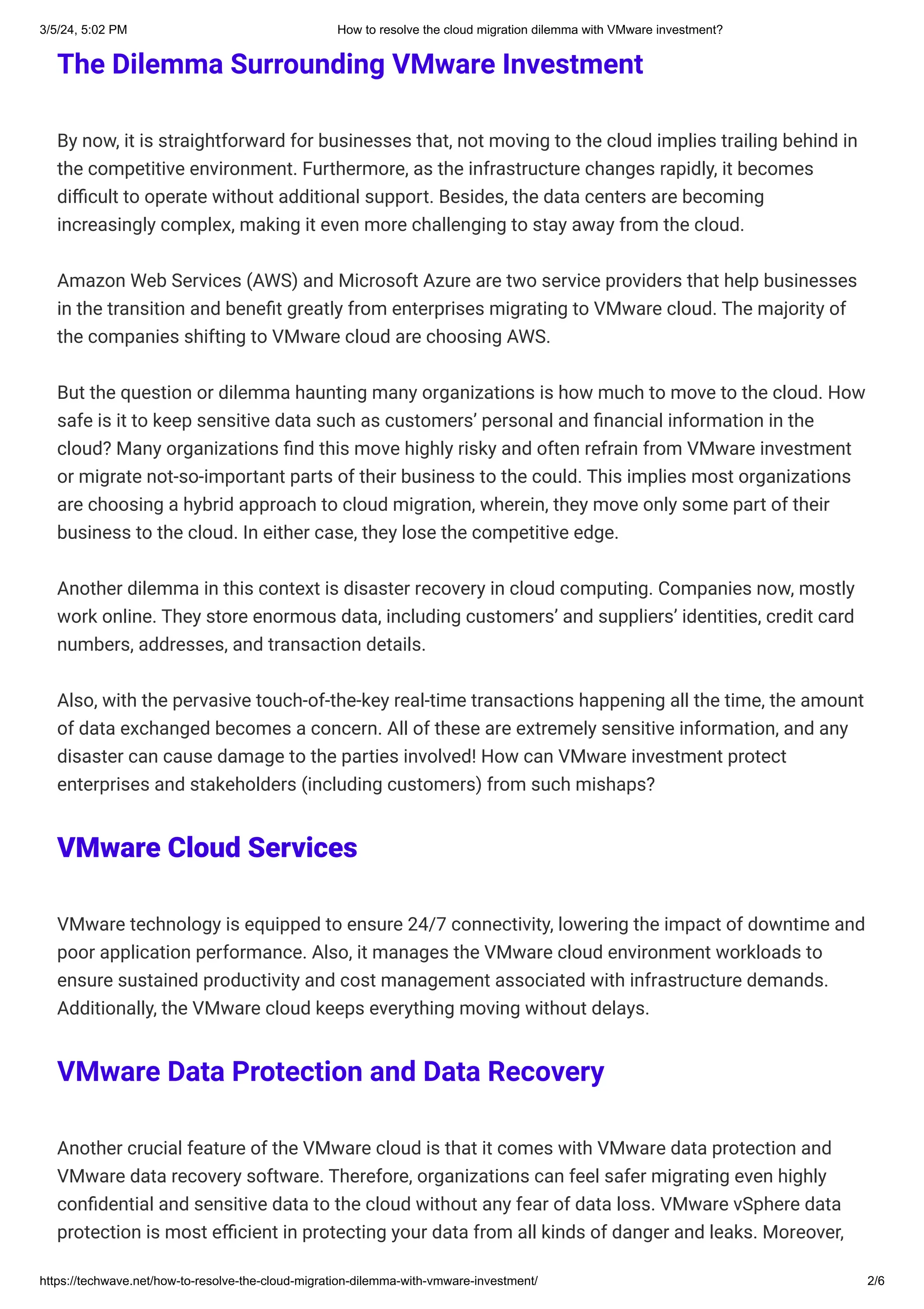 How to resolve the cloud migration dilemma with VMware investment_.pdf