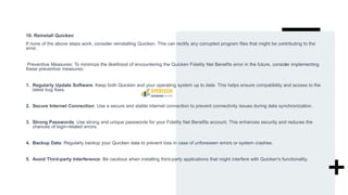 How to Resolving Quicken Fidelity Net Benefits Error.pptx