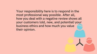 How to respond to consumer complaints | PPTX