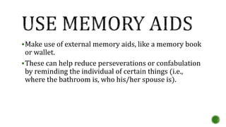 How to respond to communicative behaviors in dementia | PPTX ...