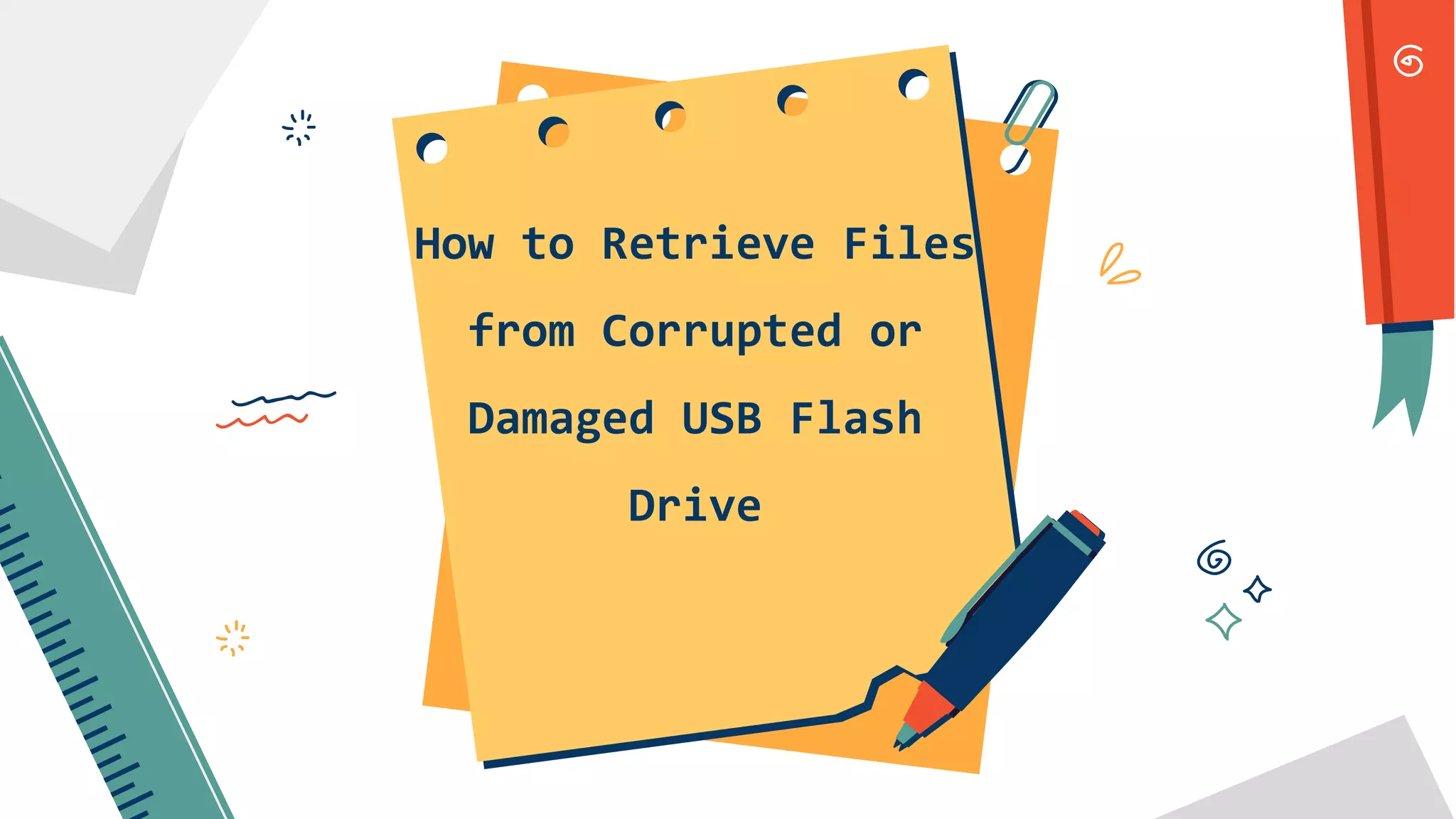 How to Recover Files from Corrupted USB Flash Drive | PPTX