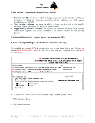 How to review wps part 1 (mau company) | PDF