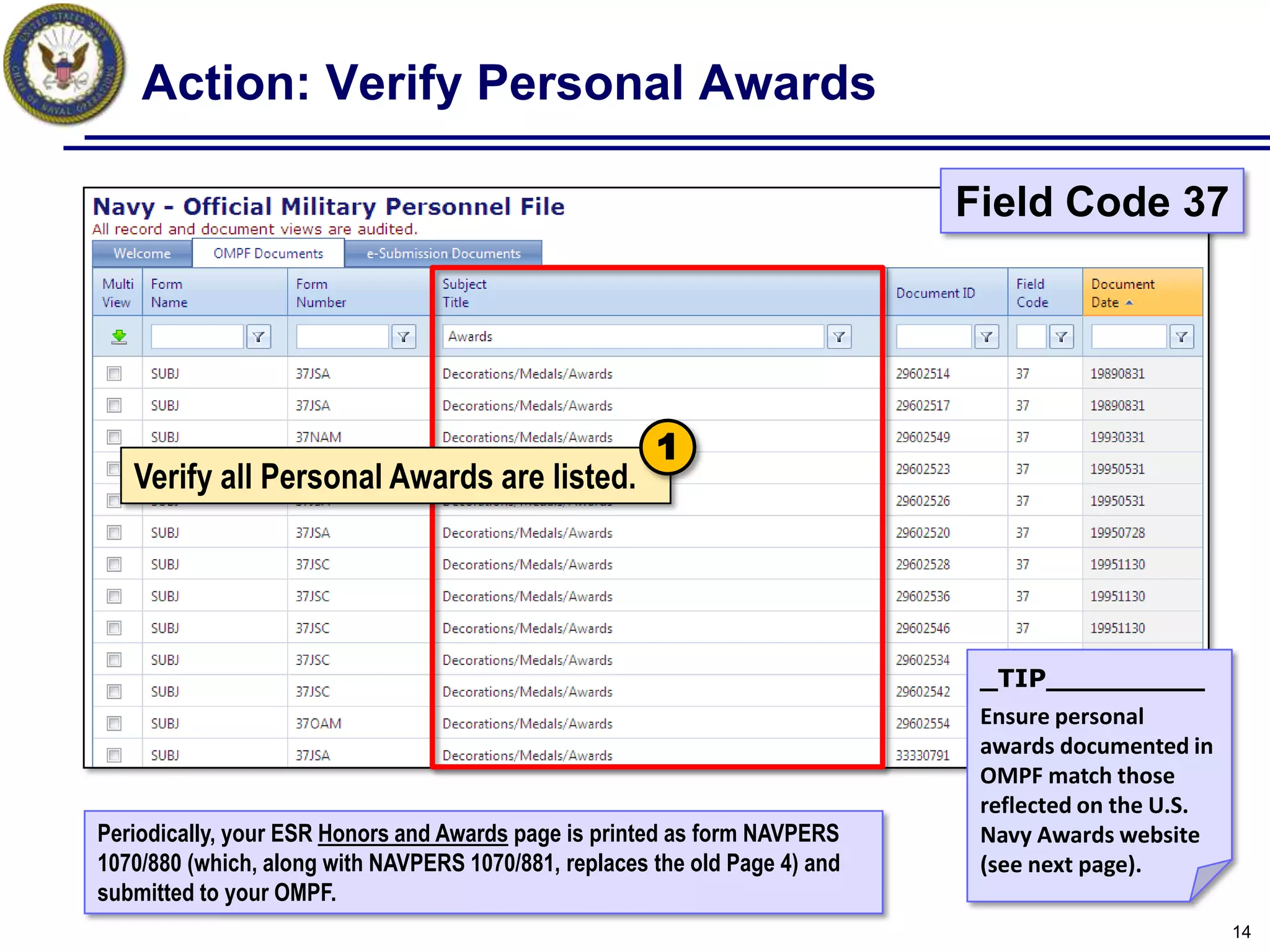 How to review your ompf and esr (step by-step guide) 17 apr 2013 | PPTX