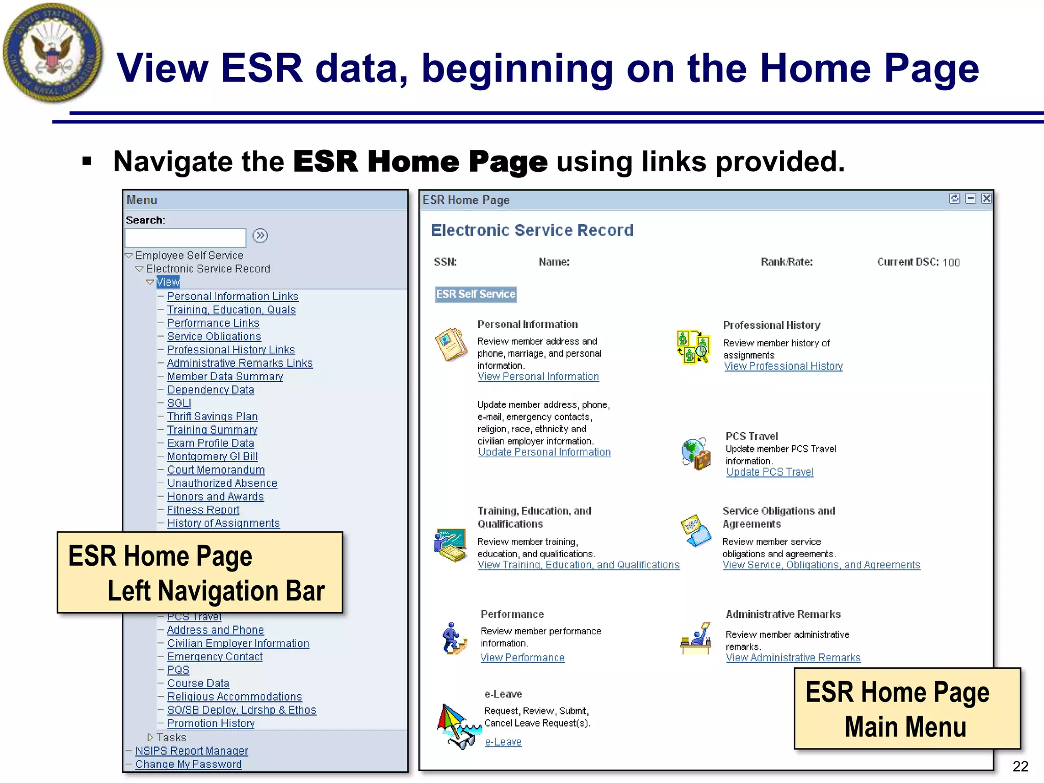 How to review your ompf and esr (step by-step guide) 17 apr 2013 | PPTX