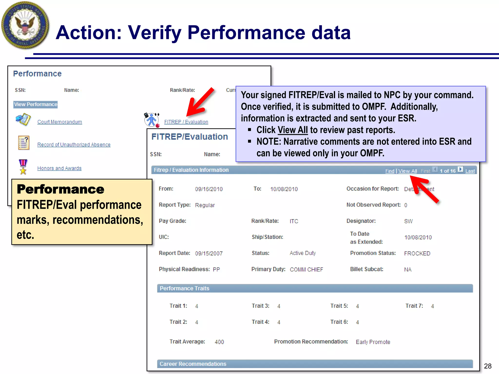 How to review your ompf and esr (step by-step guide) 17 apr 2013 | PPTX