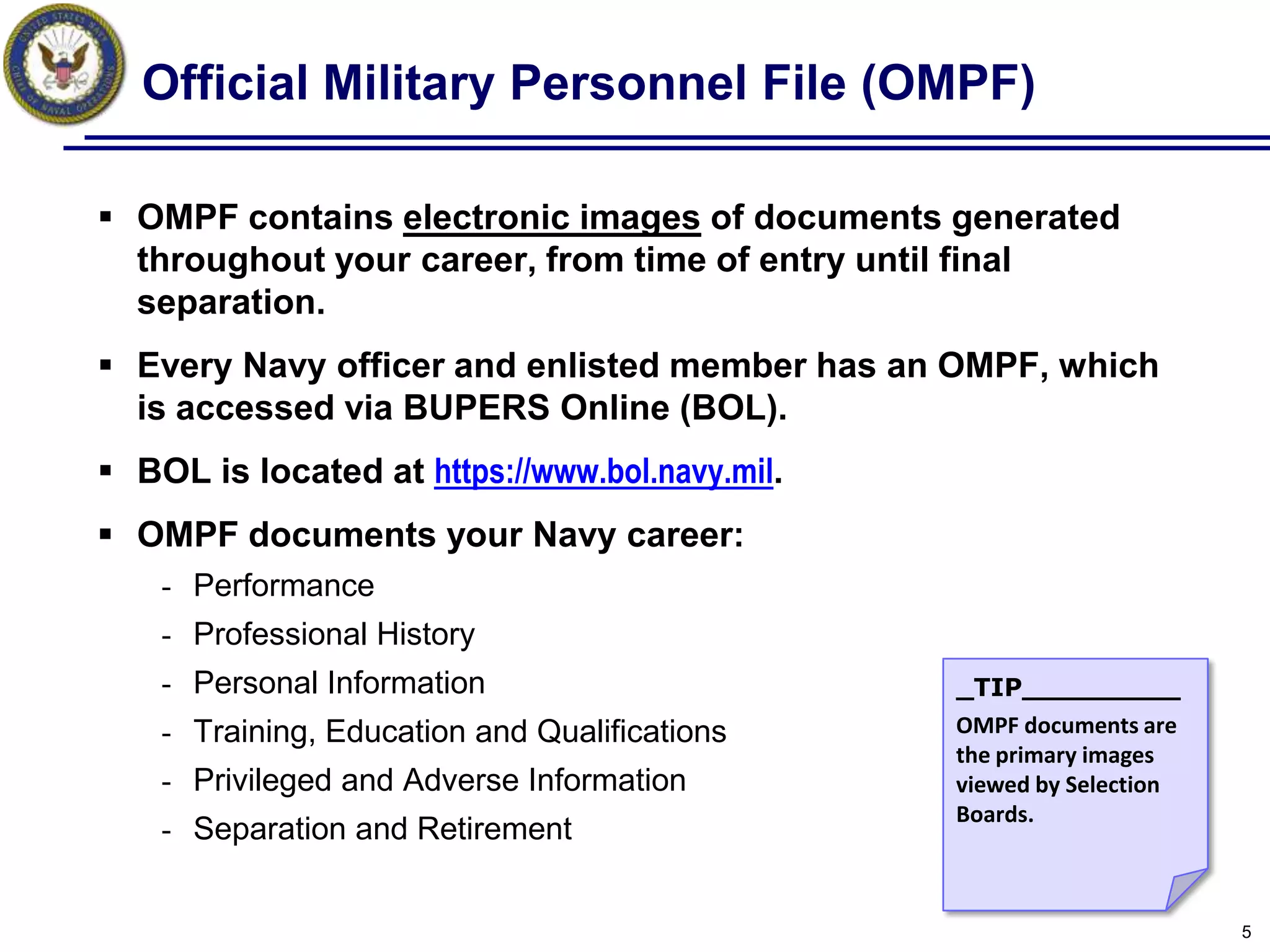 How to review your ompf and esr (step by-step guide) 17 apr 2013 | PPTX