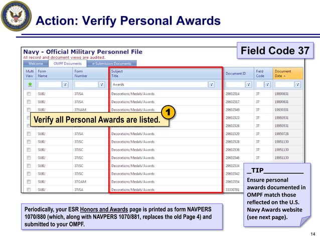 How to review your ompf and esr (step by-step guide) 17 apr 2013 | PPTX ...