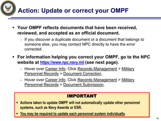 How to review your ompf and esr (step by-step guide) 17 apr 2013 | PPTX
