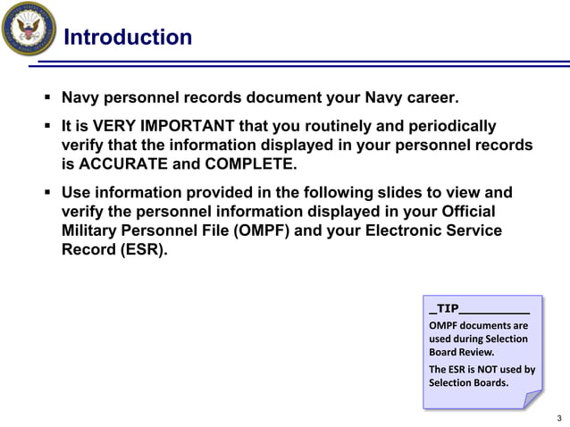 How to review your ompf and esr (step by-step guide) 17 apr 2013 | PPTX ...