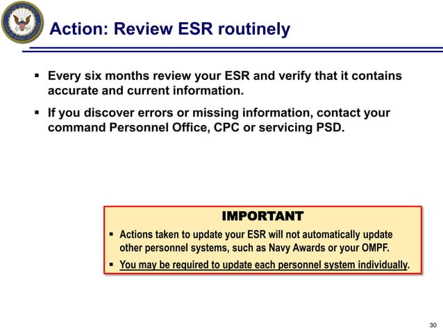 How to review your ompf and esr (step by-step guide) 17 apr 2013 | PPTX ...
