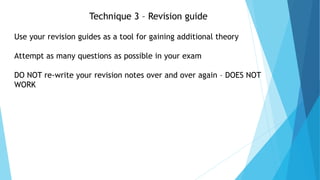 How to revise for GCSE Science Exams | PPTX
