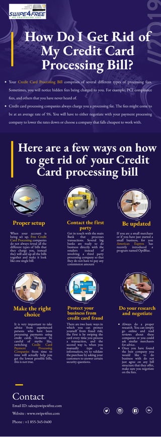 How to rid my credit card processing bill | PDF