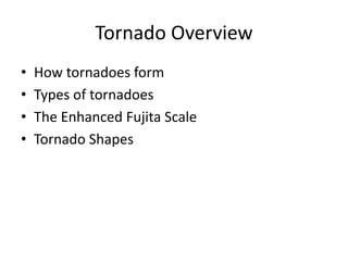 Tornadoes - Oh My! | PPTX