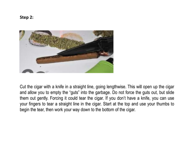 How to Roll Blunt in 7 Steps - Seattle Cannabis Co. | PPT