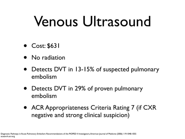 How to rule out pulmonary embolism | PPT