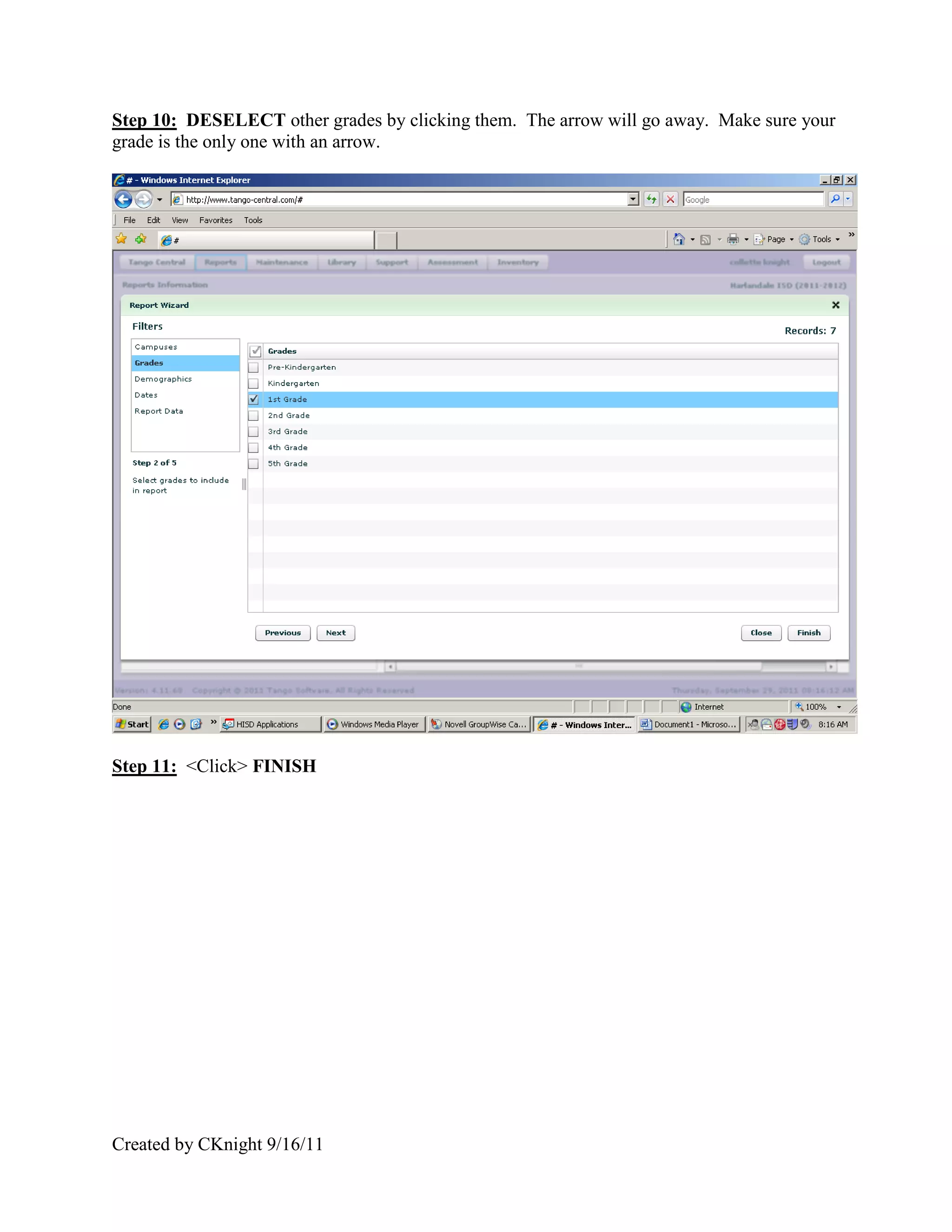How to Run a TPRI Report | PDF