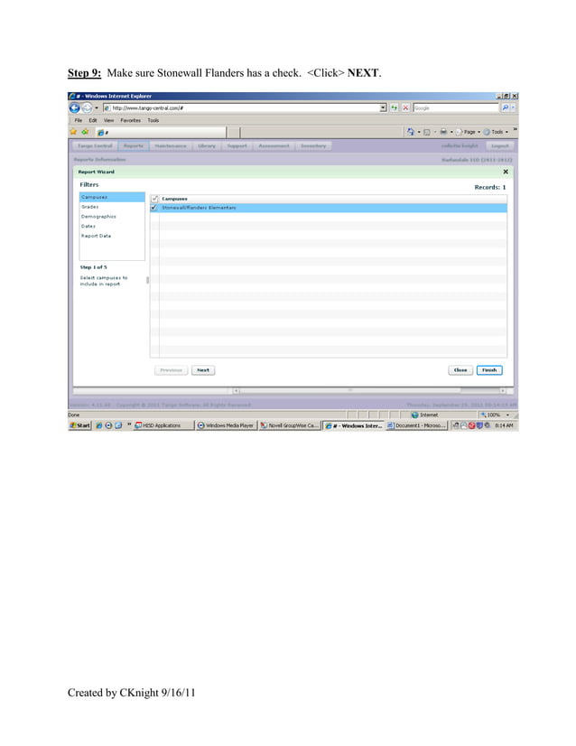 How to Run a TPRI Report | PDF