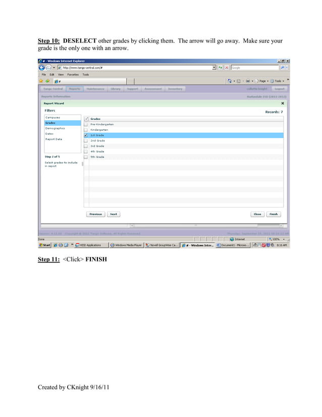 How to Run a TPRI Report | PDF