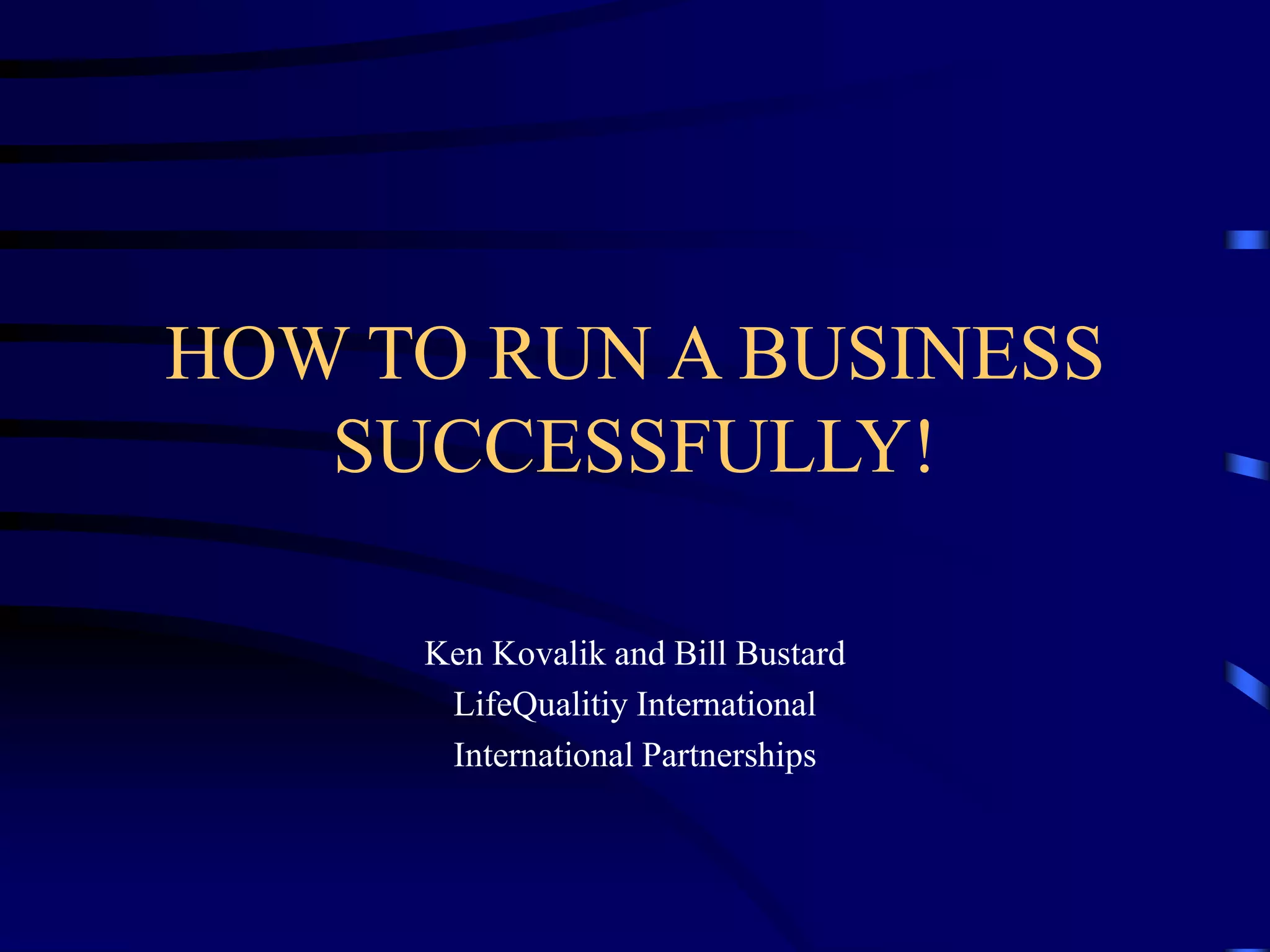 How to run business successfully.ppt