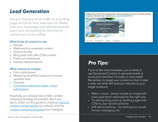 Strategy and to How to Run Successful LinkedIn Ads | PPT