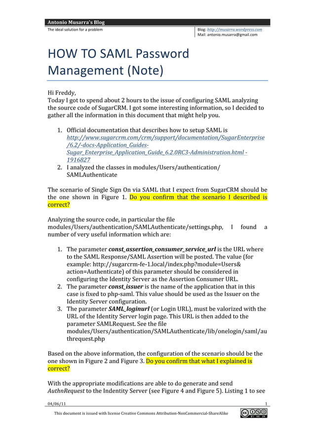 HOW TO SAML Password Management (Note) | PDF | Internet | Computing