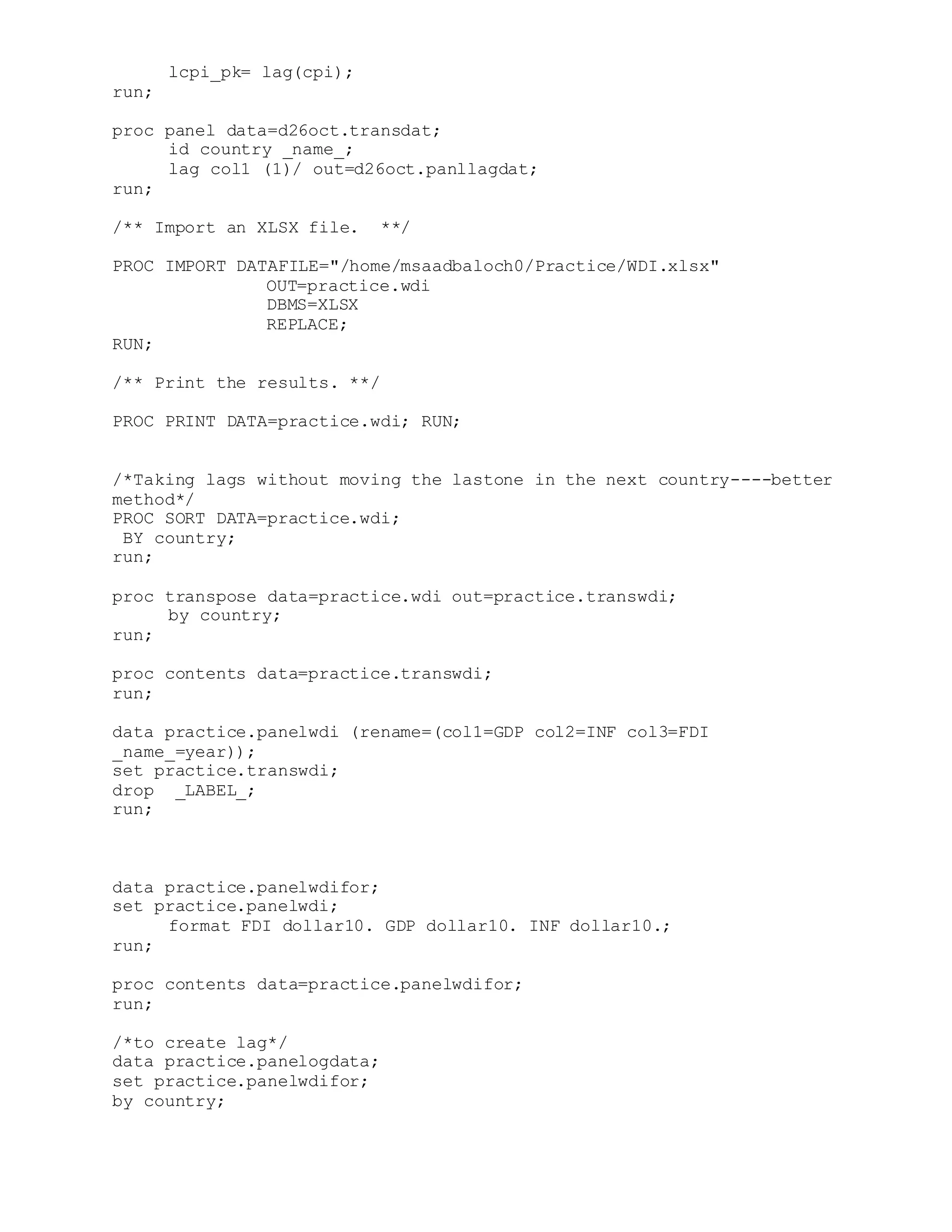 How to sas codes and tricks | PDF