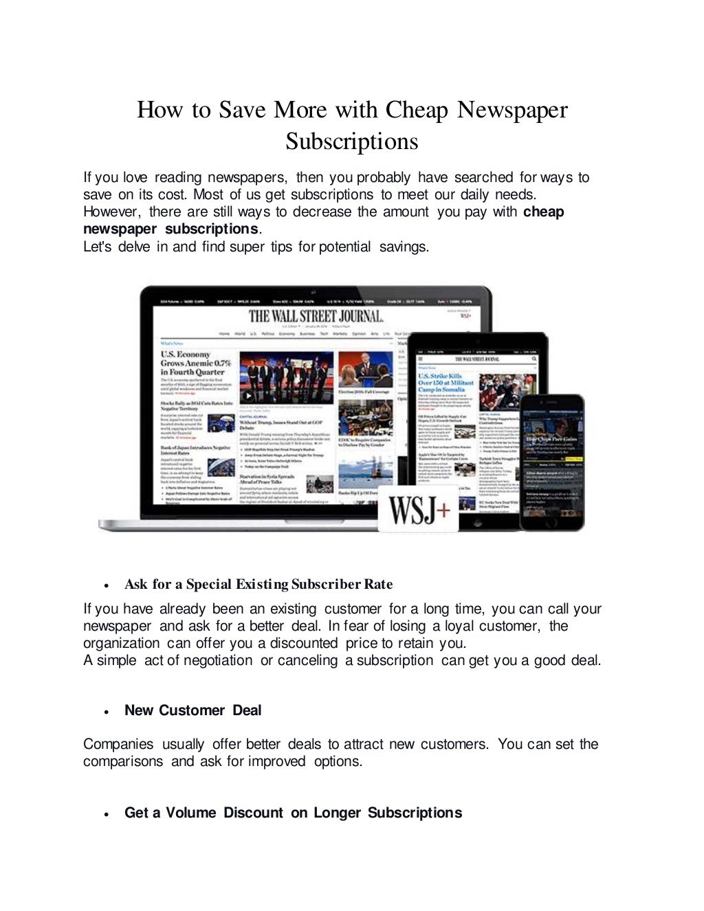 How to save more with cheap newspaper subscriptions